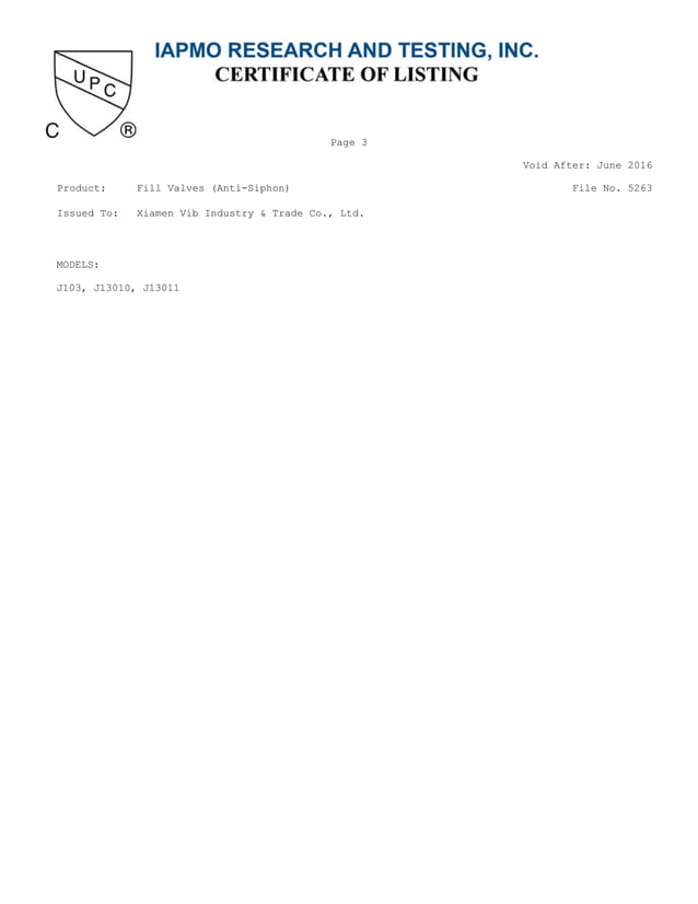 5263 UPC CERTIFICATE | PDF