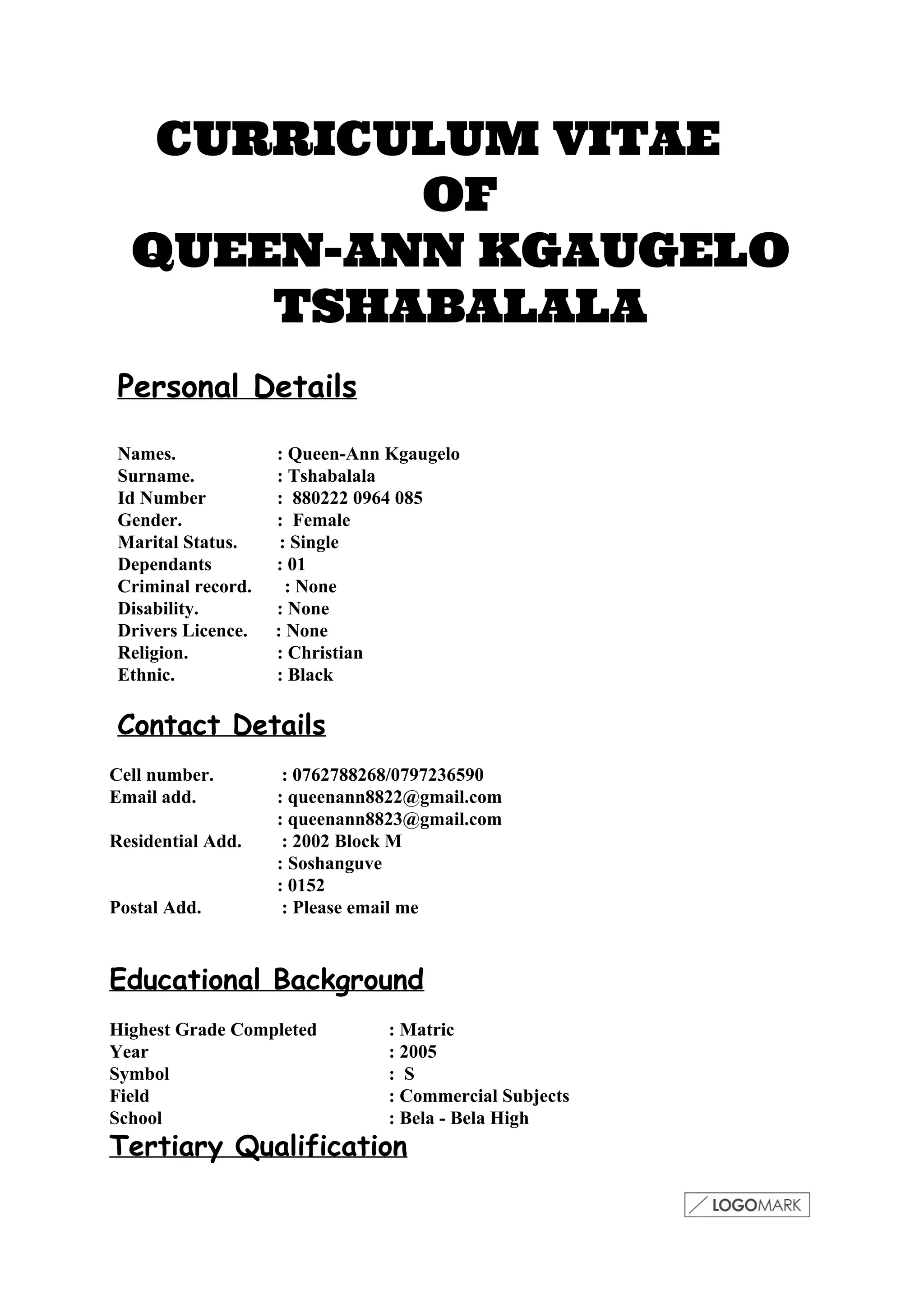 updatedqueencv | PDF
