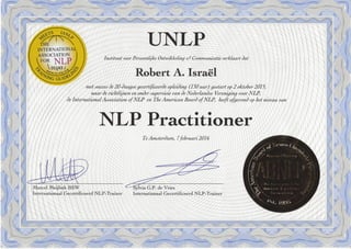 NLP Practitioner | PDF | Holistic Health | Alternative Medicine