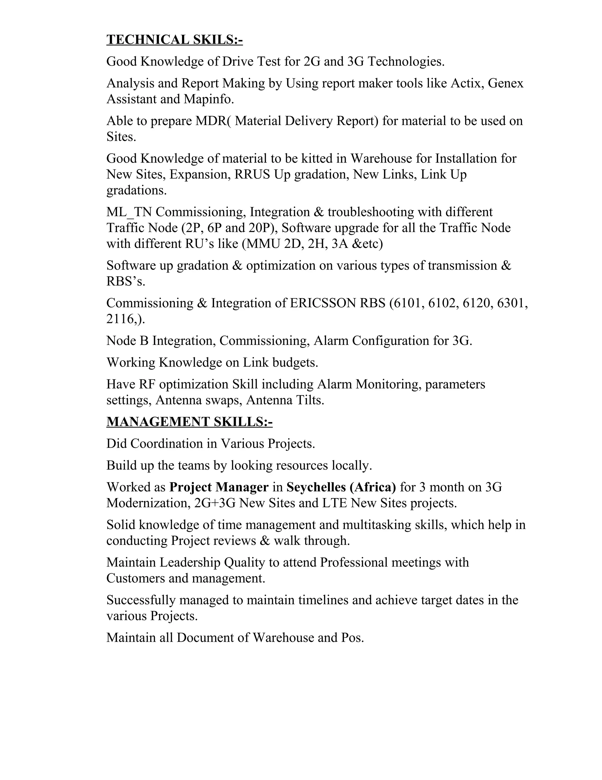 Balwinder Pal Singh CV RF | DOC