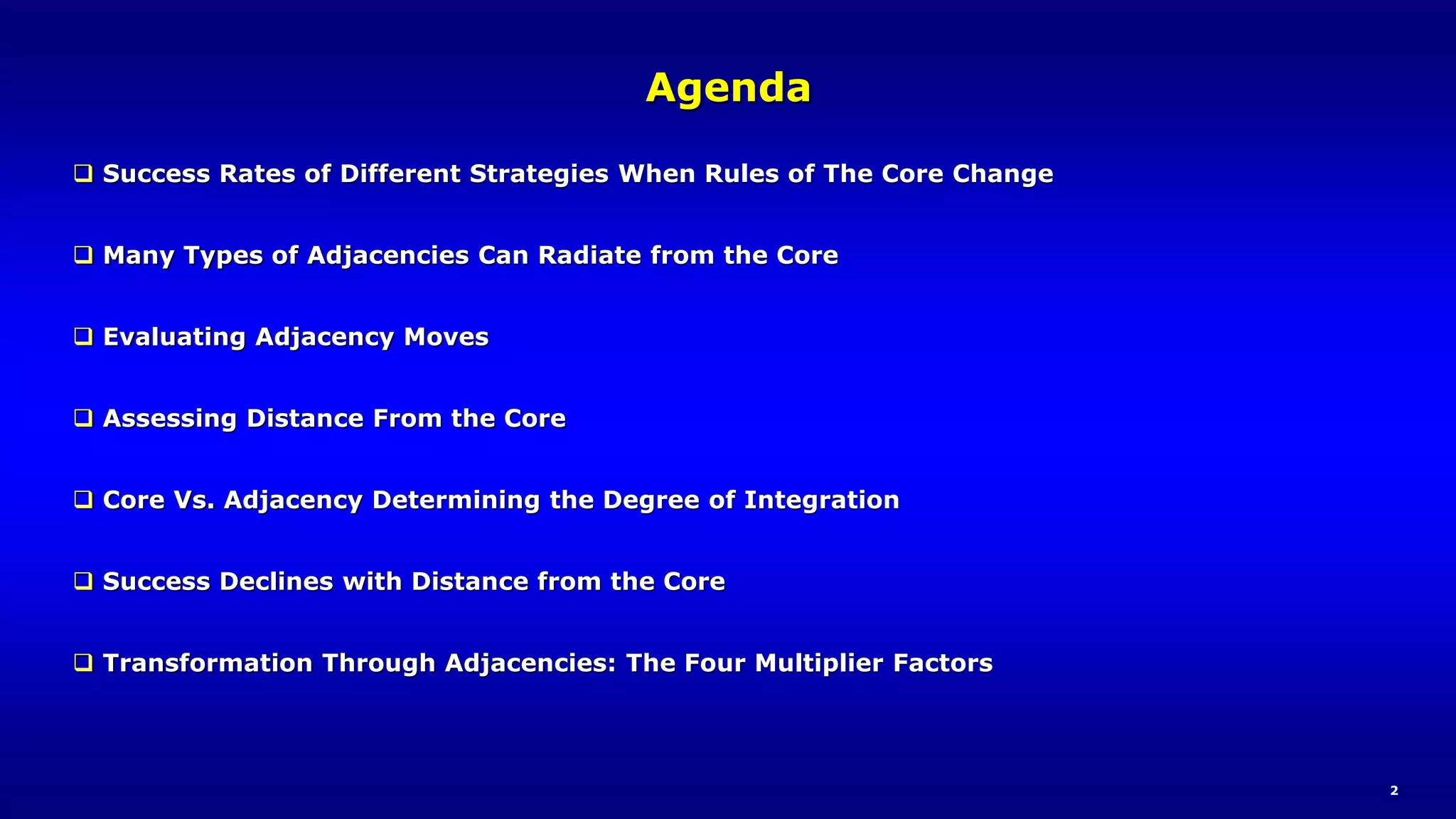 Grow From The Core - Adjacent Mark Moves | PPTX