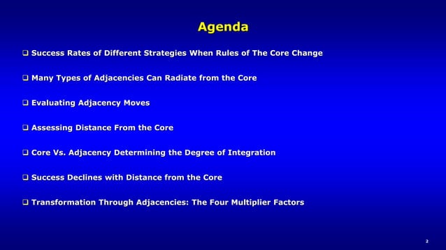 Grow From The Core - Adjacent Mark Moves | PPTX