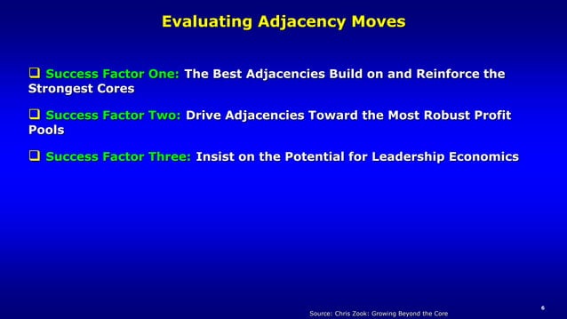 Grow From The Core - Adjacent Mark Moves | PPTX