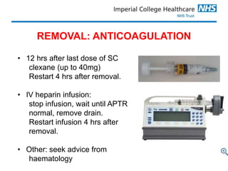 Spinal drain post-op management 2 | PPTX