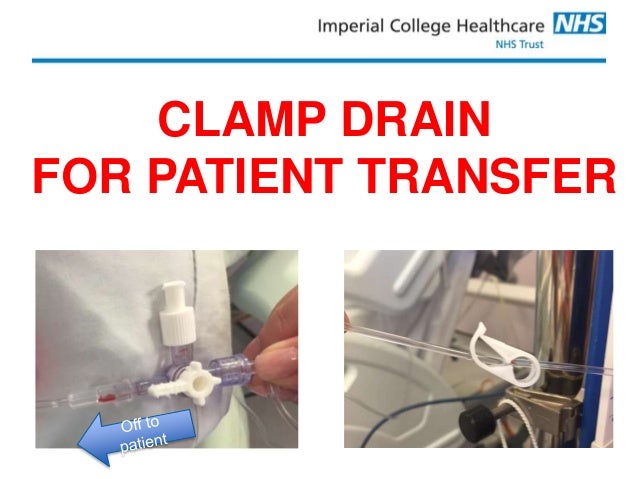 Spinal drain post-op management 2