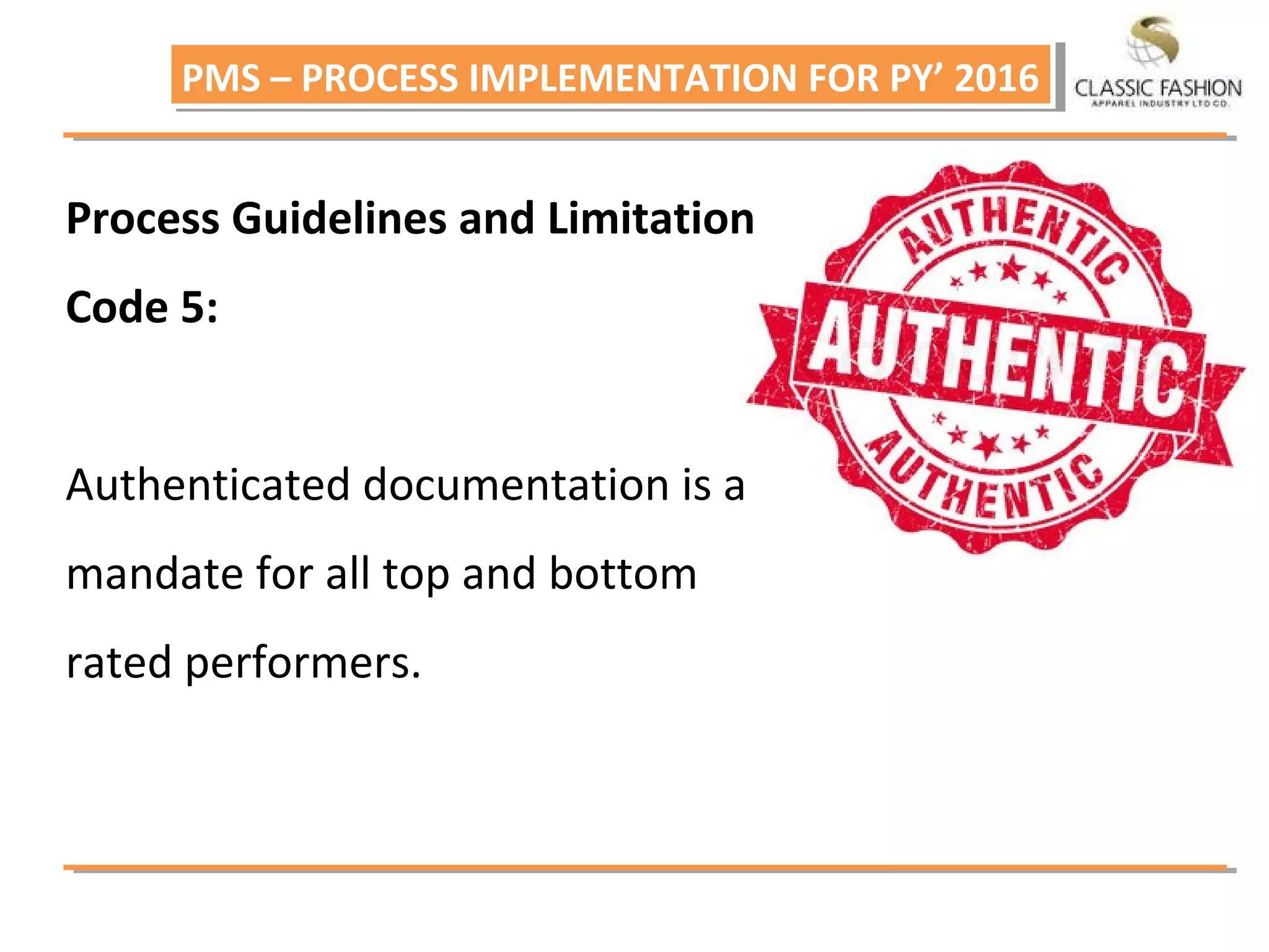 PMS Presentation Deck | PPS