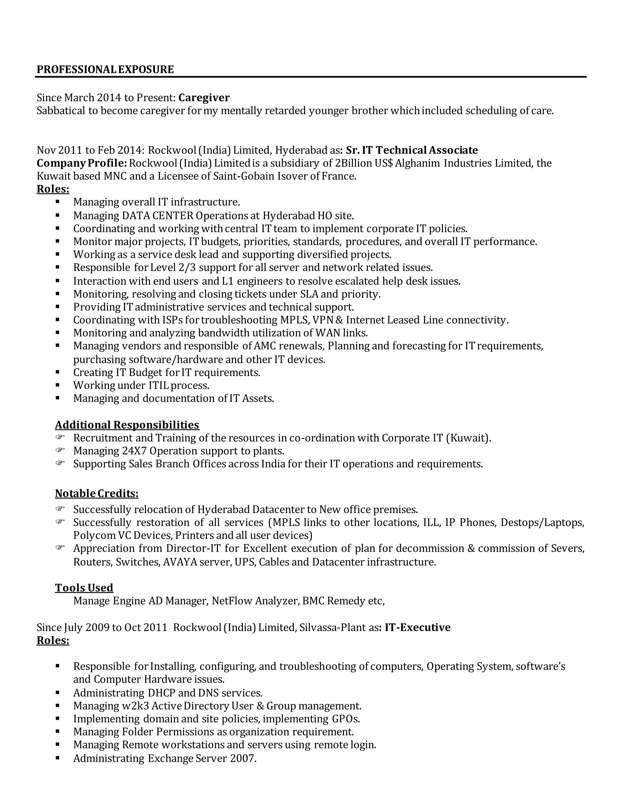 Anant Resume | DOCX