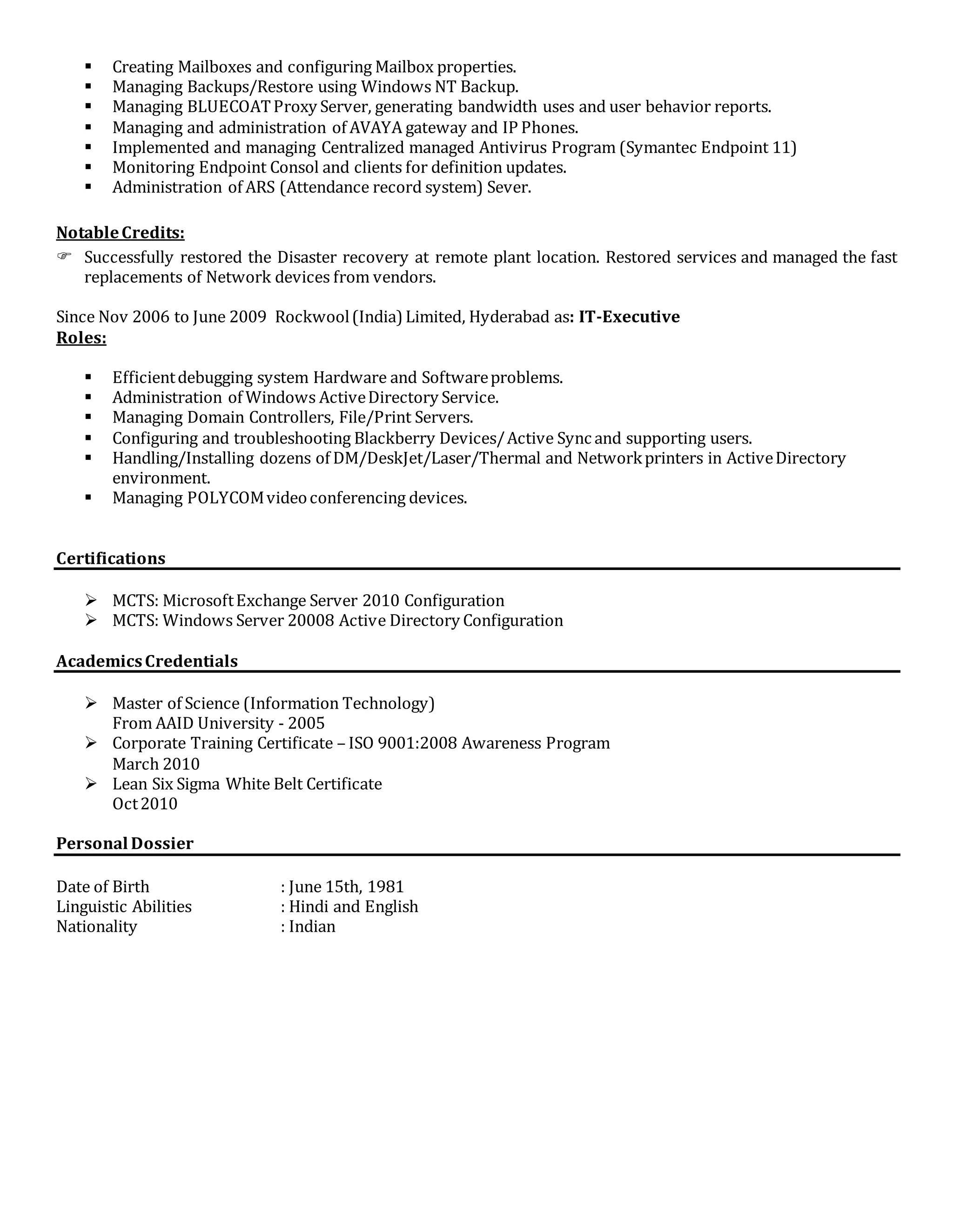 Anant Resume | PDF