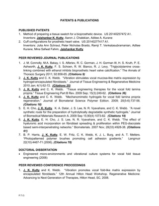 Patents & Publications | PDF