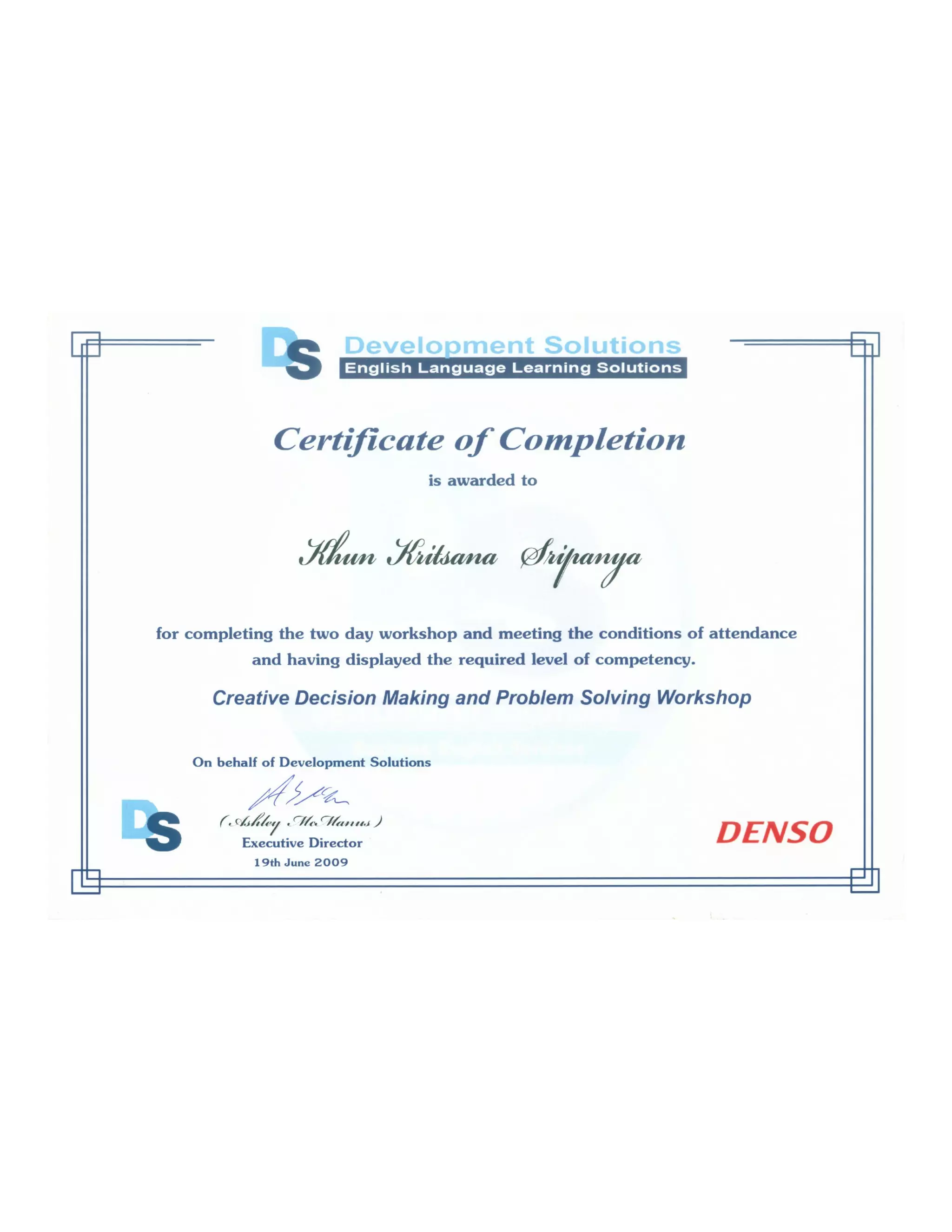 Creative Desision Making_Denso | PDF