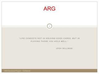 ARG Presentation | PPTX