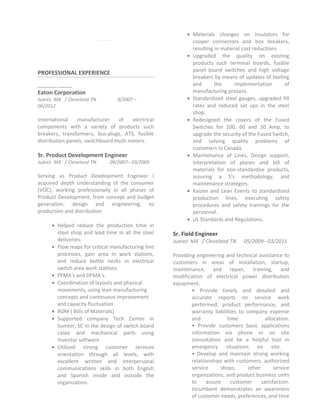IL -Mechanical Engineer Resume- Isidro Lozano US15 | DOC | Mechanical and Industrial Engineering ...
