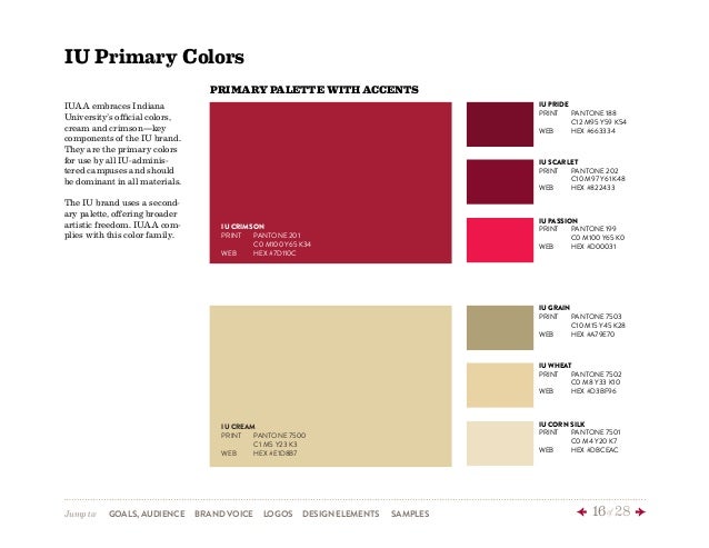 Indiana University Colors
