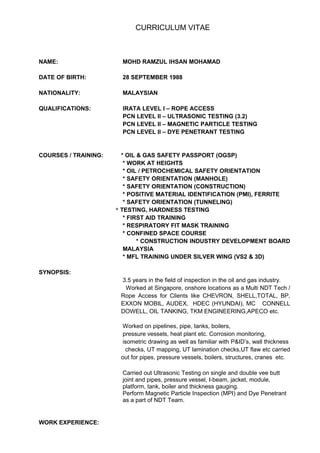 CV | DOC | Civil Engineering Industry | Industries