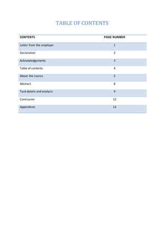 Internship report | DOCX