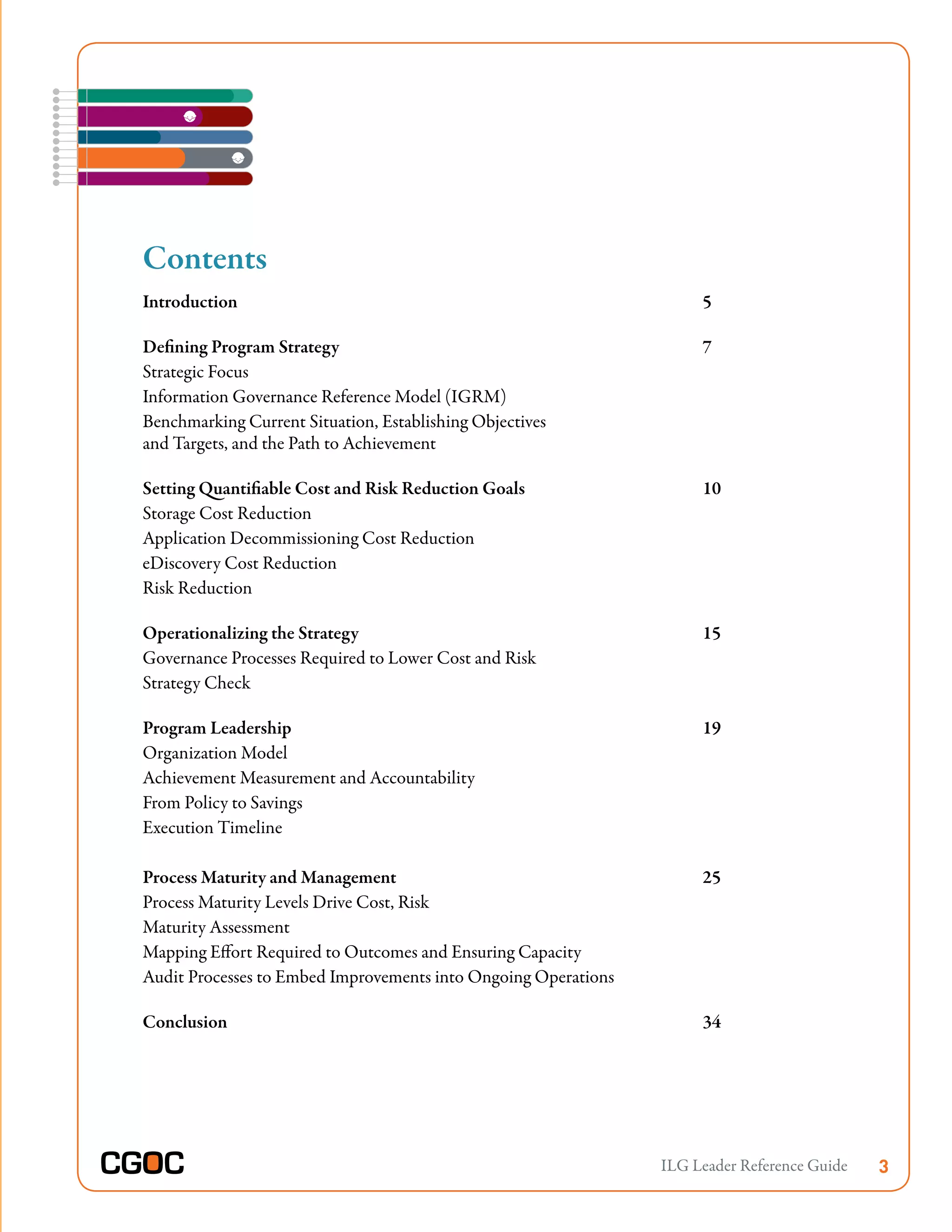 Information Lifecycle Governance Leader Reference Guide | PDF