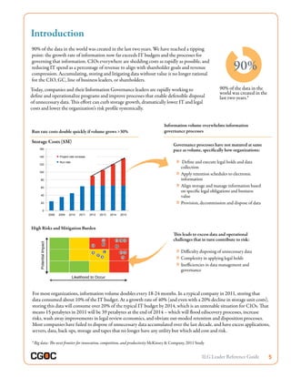 Information Lifecycle Governance Leader Reference Guide | PDF
