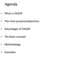 INTRODUCTION & BASIS OF HAZOP | PPTX