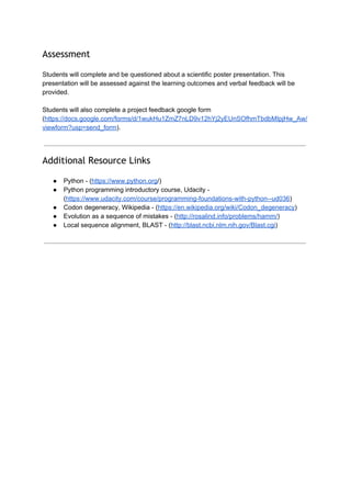 ComputationalThinkingCourseComputingDNAdegeneracy | PDF