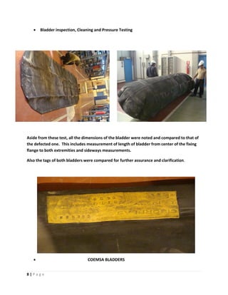 Transformer Bladder Replacement work Report | PDF