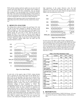 10T Dual-voltage Low Power SRAM Project Report | PDF