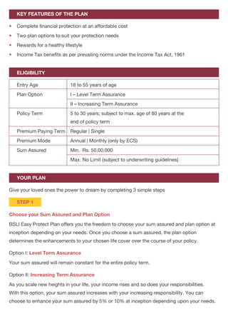 Easy-Protect-Plan-Brochure | PDF