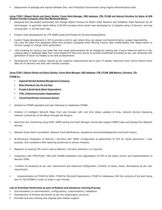 Manoj_Netcool&Cognos_Consultant | PDF