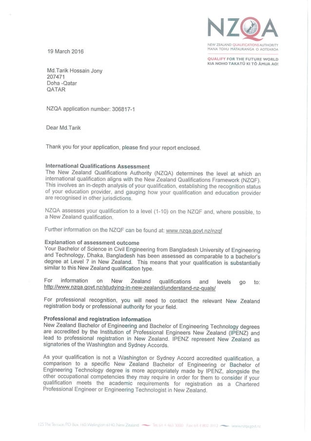 NZQA Assessment result | PDF