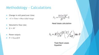 A Feasibility Study into Tidal Mills FINAL | PPT