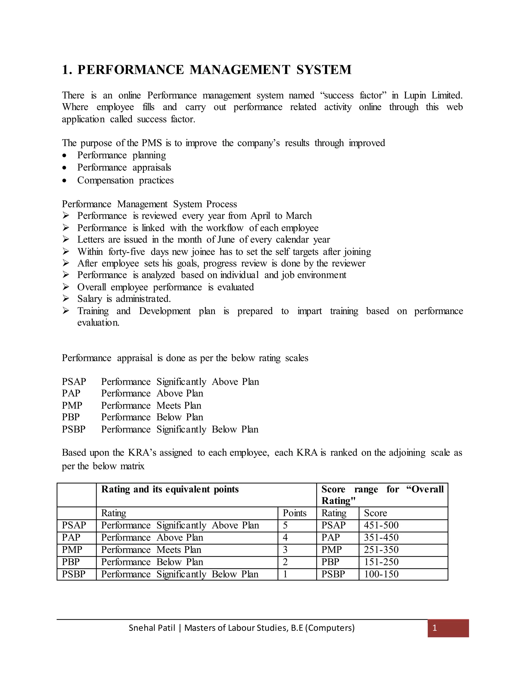 PERFORMANCE MANAGEMENT SYSTEM | DOCX