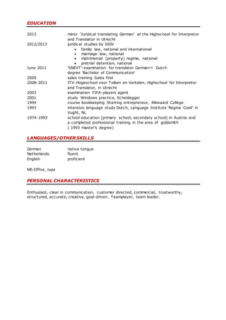 Curriculum Vitae Barbara Sajovitz EN 2016 | DOCX