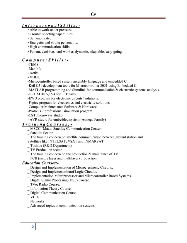 hamada saber _cv | PDF