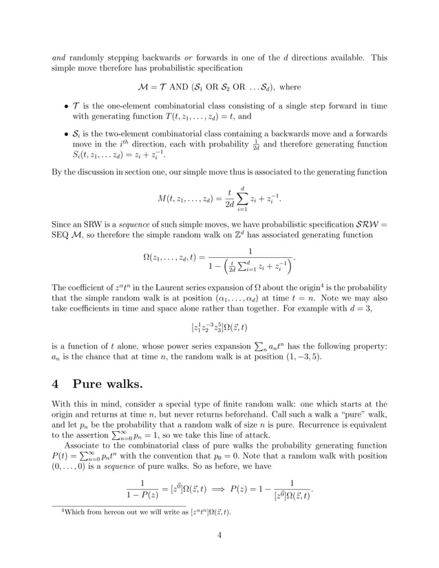 Polya recurrence | PDF | Programming Languages | Computing