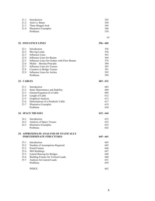 Contents-Strength of Materials & Structural Analysis AKJ | PDF
