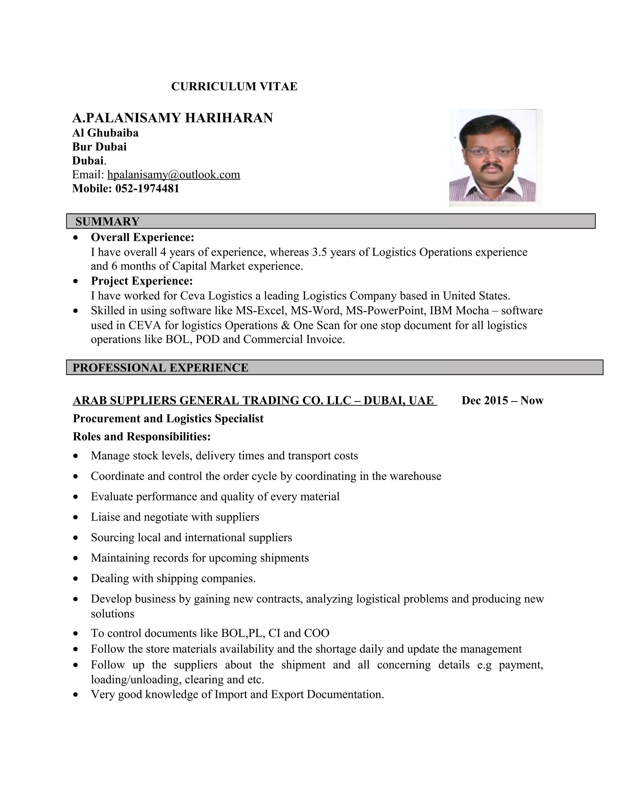 Hari Resume (2) | DOC