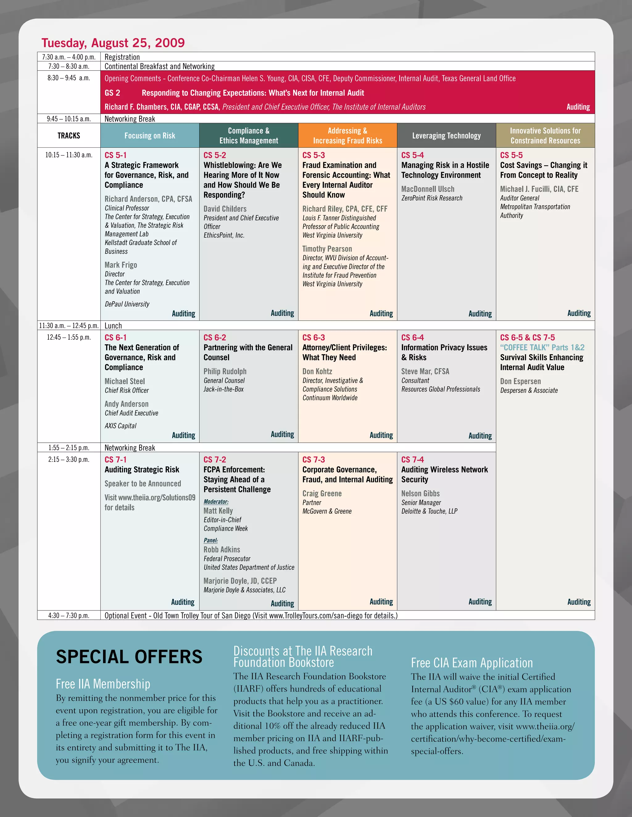 IIA Conference Brochure | PDF