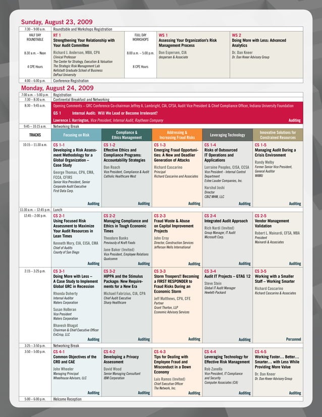 IIA Conference Brochure | PDF