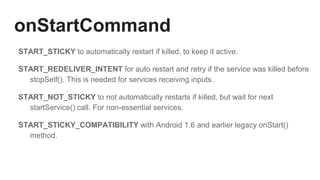 Android Whats running in background | PPT