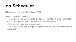 Android Whats running in background | PPT