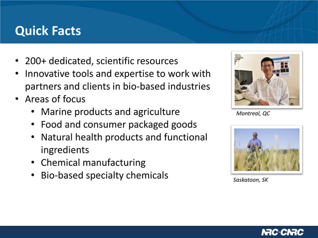 NRC-ACRD Overview Presentation 2016 | PDF