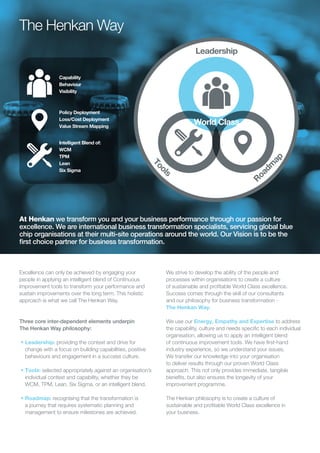 Henkan Corporate Brochure - Electronic format | PDF