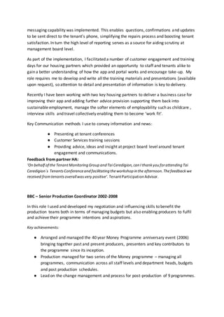 EMMA GILES - CV | PDF