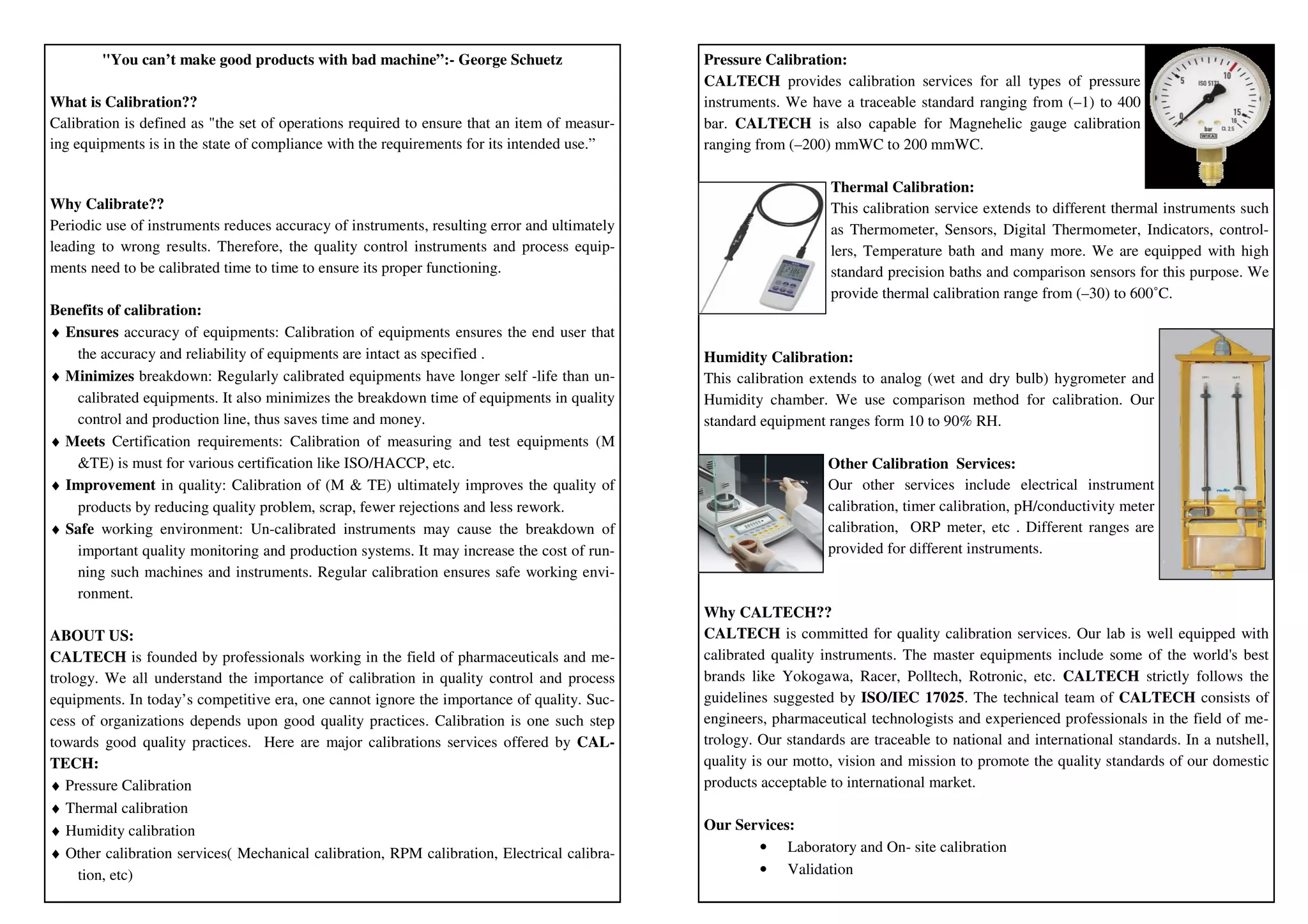 CALTECH Brochure | PDF