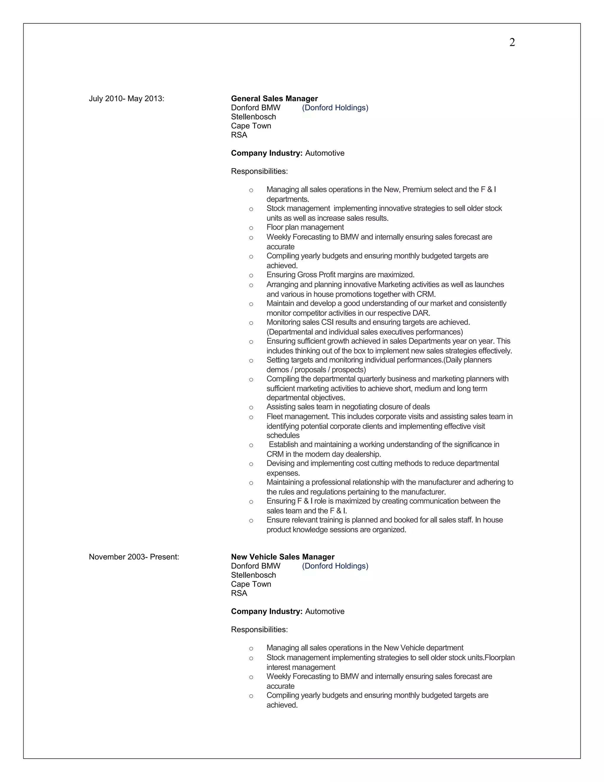 CV T.R.Michael 2015 | DOC