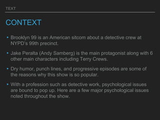 Josh's Brooklyn 99 Presentation | PPTX