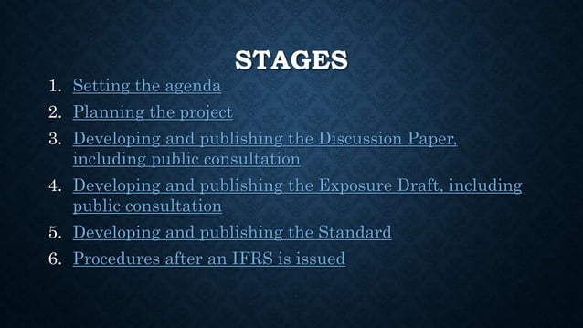 IFRS Development | PPT