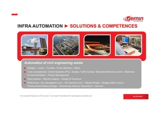 General presentation Egemin 2015 | PPT