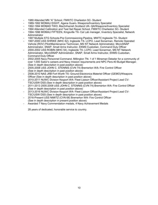 Resume- CWO4 James East | DOC