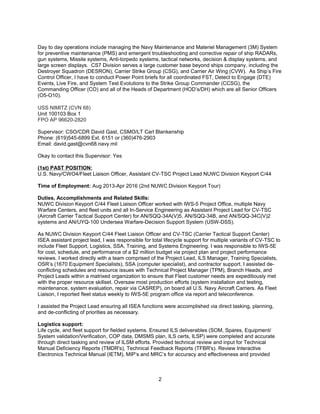 Resume- CWO4 James East | DOC