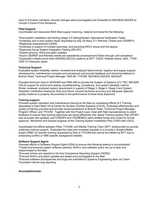 Resume- CWO4 James East | DOC